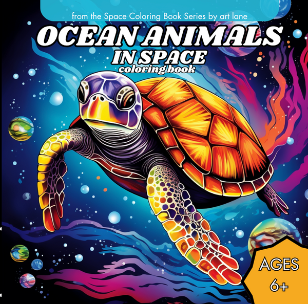 Ocean Animals in Space Coloring Book – EJ Kids The Toy Store